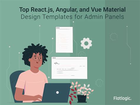 top 7 react js angular and vue material design templates for admin panels