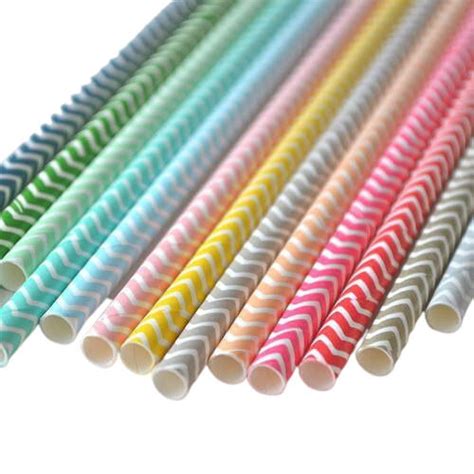 Multi Color Eco Friendly Disposable Drinking Biodegradable Paper Straw