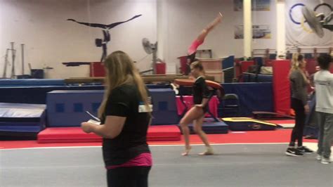 Level 7 Gymnastics First Meet Youtube