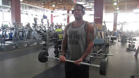Narrow Grip Ez Bar Bicep Curl Quick Demo Youtube