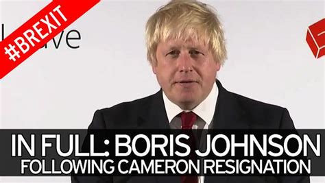 Boris Johnsons Brexit Speech In Full As He Praises Extraordinary
