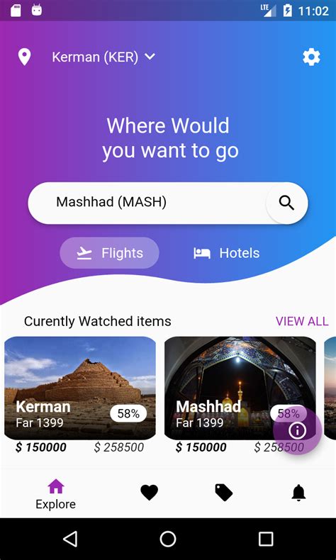 a simple travel app using with flutter free flutter source code