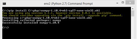 how to install numpy matplotlib pylab scipy on azure
