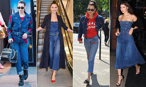 We Reveal How To Rock Head To Toe Denim Like Bella Hadid Daily Mail