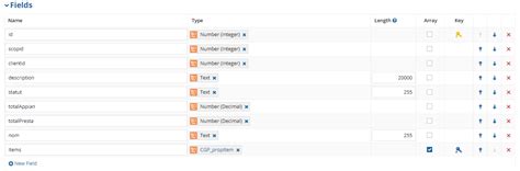 save local values of a grid in a form to a multiple values