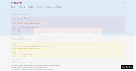 error boundary forked codesandbox
