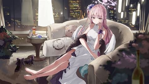 Barefoot Blue Archive Blush Building City Couch Dress Drink Food Fruit