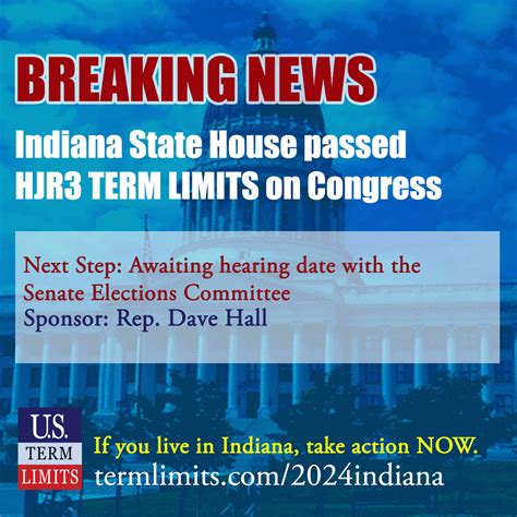 The Indiana State House Passes Resolution To Term Limit Congress U S