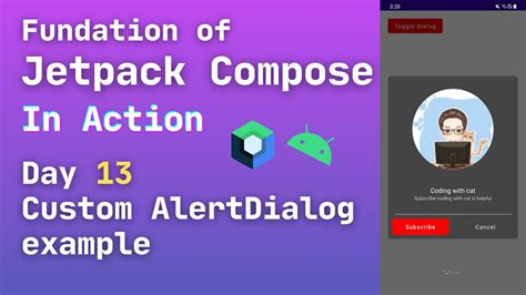 jetpack compose custom dialog android jetpack compose custom alert