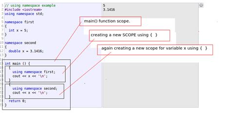 what you in need c scope of any identifier talks to you