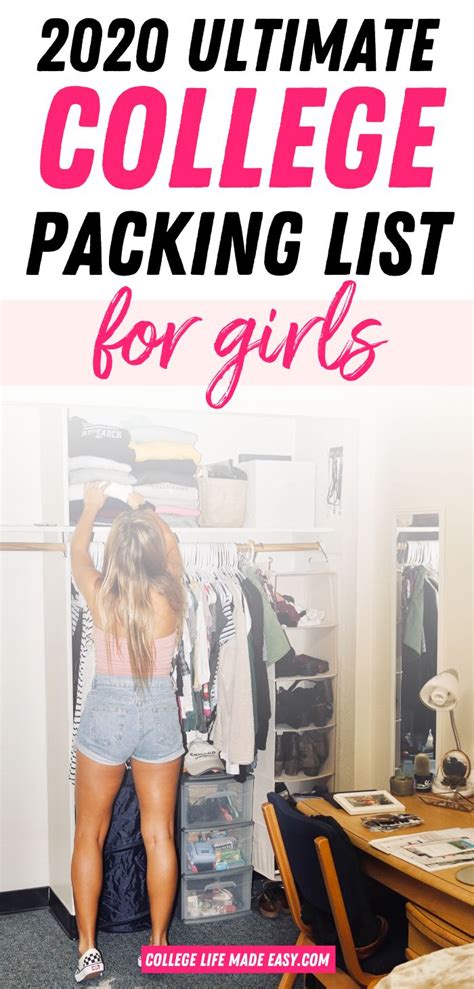 College Packing List Realistic Guide For Freshman Year College