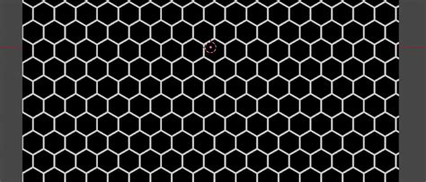 small blender things blender procedural hexagon pattern