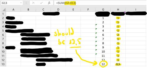 excel sum function not adding correctly microsoft community