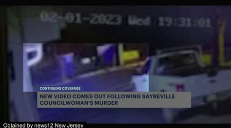 Nj Councilwoman Murder Shadowy Figure Seen On Camera Running Near Site