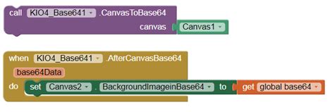 save image sound clip video canvas in tinydb extension base 64