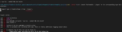cannot find types · issue 84 · themesberg flowbite vue · github