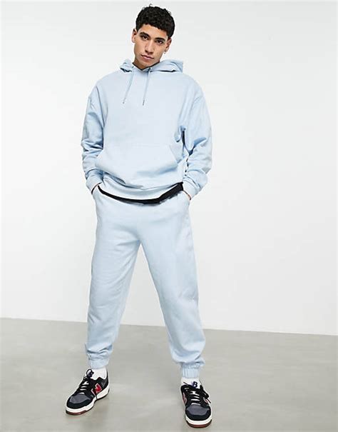 Asos Design Oversize Trainingsanzug Mit Kapuzenpullover Und