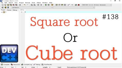 solve square root and cube root in c programming language using goto