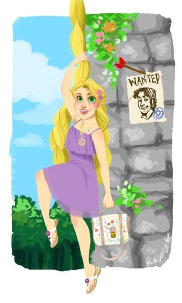 Modern Rapunzel Disney Princess Art Popsugar Love And Sex Photo 182