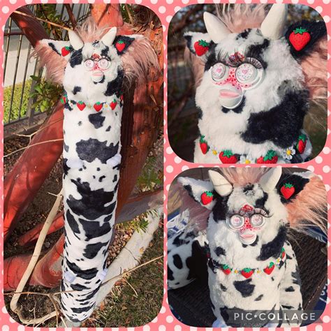 Mommy Milkers The Strawberry Cow Longfurbies