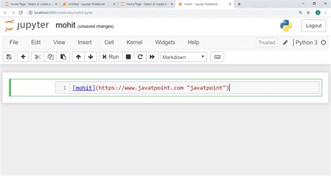 jupyter notebook tutorial