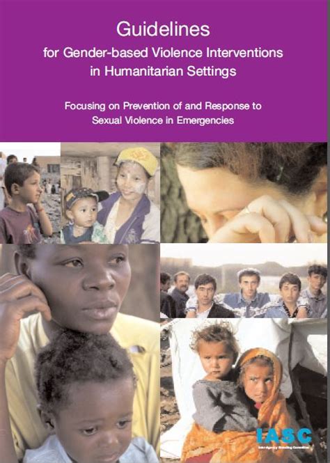 guidelines for gender based violence interventions in