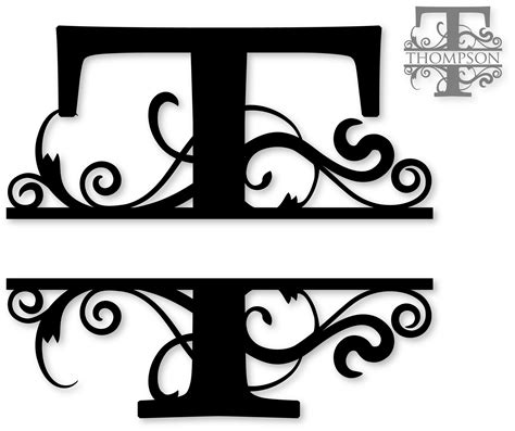 Free Split Letter Monogram Templates The Art Of Mike Mignola
