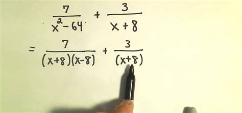 how to add and subtract rational expressions in algebra math