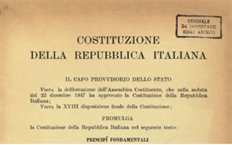 La Costituzione Antifascista Come Spartiacque Tra Chi Difendendola Si