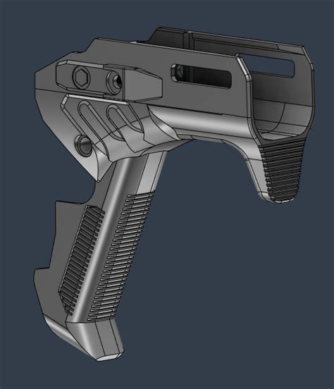 Stl File Mdr X Micron Style Handguard・3d Print Object To Download・cults