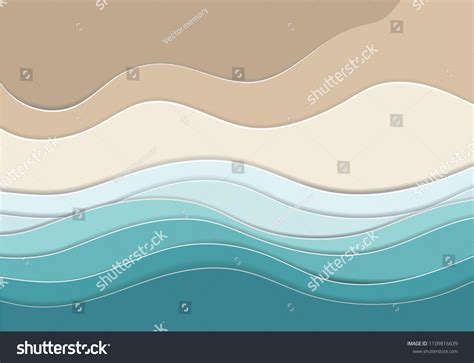 Abstract Blue Sea Beach Summer Background Vector De Stock Libre De