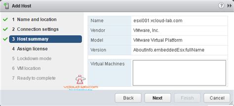 create virtual datacenter and add esxi host on vcenter