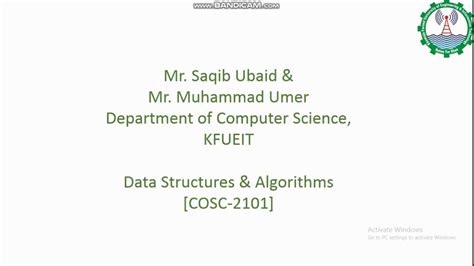 data structure and algorithm lecture 6 youtube