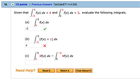 Solved Given That Integral 5 5 F Dx Dx 4 And Integral 0