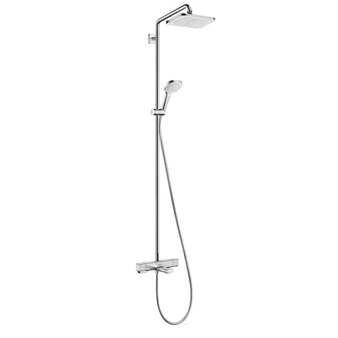 Hansgrohe Showerpipe Croma E 280 1jet Rectangulaire Bain Douche Leroy