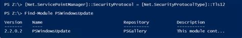 powershell fix warning unable to resolve package source