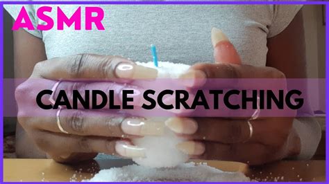 Asmr Candle Scratching And Tapping🕯️ Natural Nails No Talking🎧 Youtube