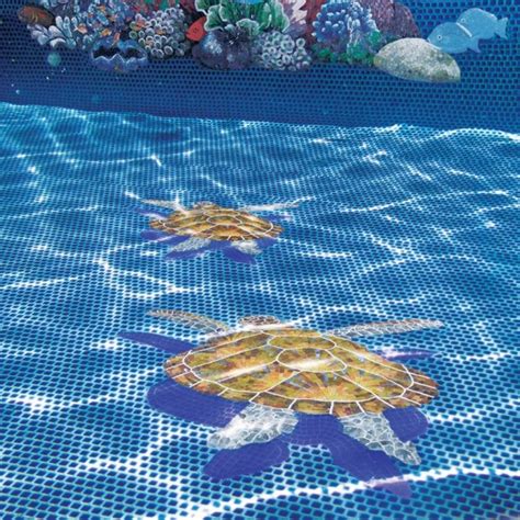 Glass Loggerhead Turtle Pool Mosaic By Artistry In Mosaics G Ltshs
