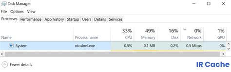 how to resolve high cpu and disk usage by ntoskrnl exe on windows pc