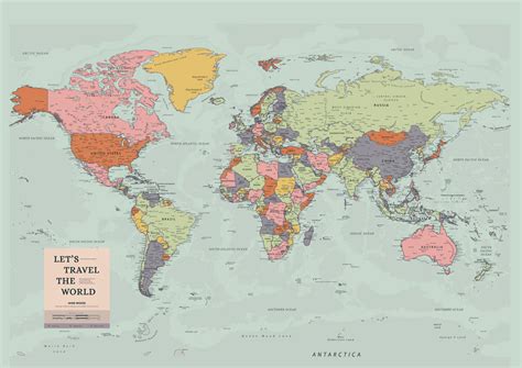 Free Printable Political Map Of The World Free Download Free Printable