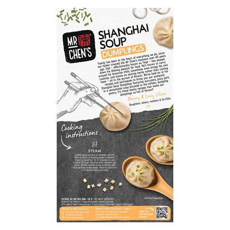 Shanghai Soup Dumplings 240g Mr Chens Dumplings