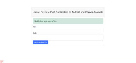laravel 9 send web push notification with firebase example