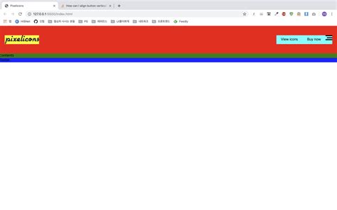 html how can i align button vertically in nav bar stack overflow