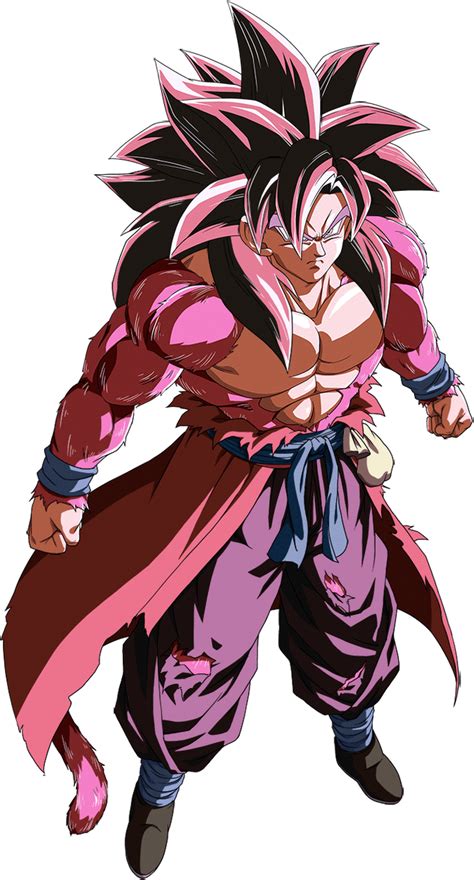 Super Saiyan 4 Limit Breaker Goku [dokkan Render] By Woodlandbuckle On