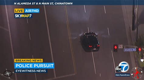 Chase Driver In Custody After Doing Donuts Speeding Across La With