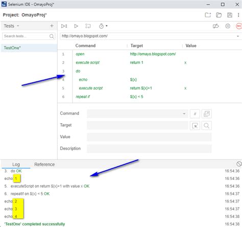 new selenium ide using ‘do and ‘repeat if commands qafox
