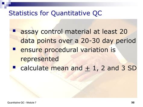 Ppt Process Control Quality Control For Quantitative