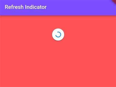 refresh indicator not working on scroll in flutter
