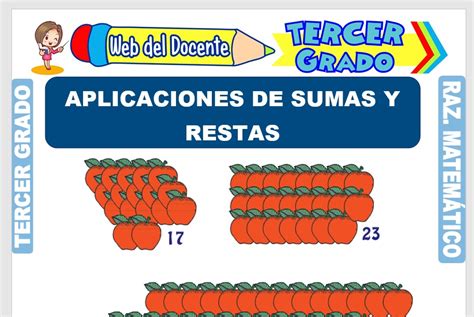 Sumas Y Restas Para 3er Grado