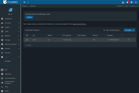 13 plugins — freenas®11 2 u3 user guide table of contents